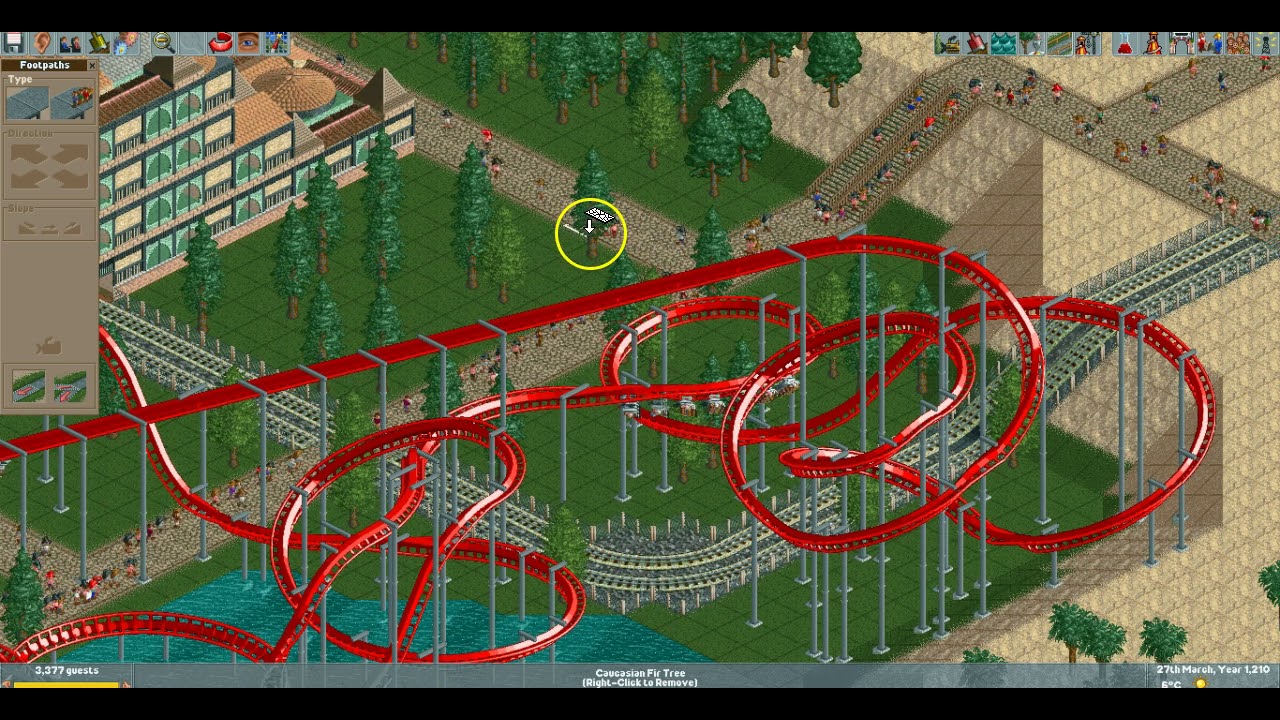 Freedom Server: Roller Coaster Showcase (Open RCT2) - YouTube
