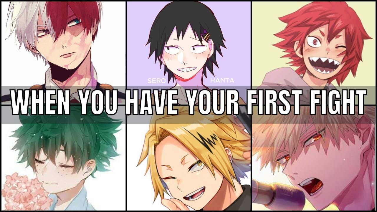 When you have your first fight | bnha x Listener | MHA ASMR - YouTube