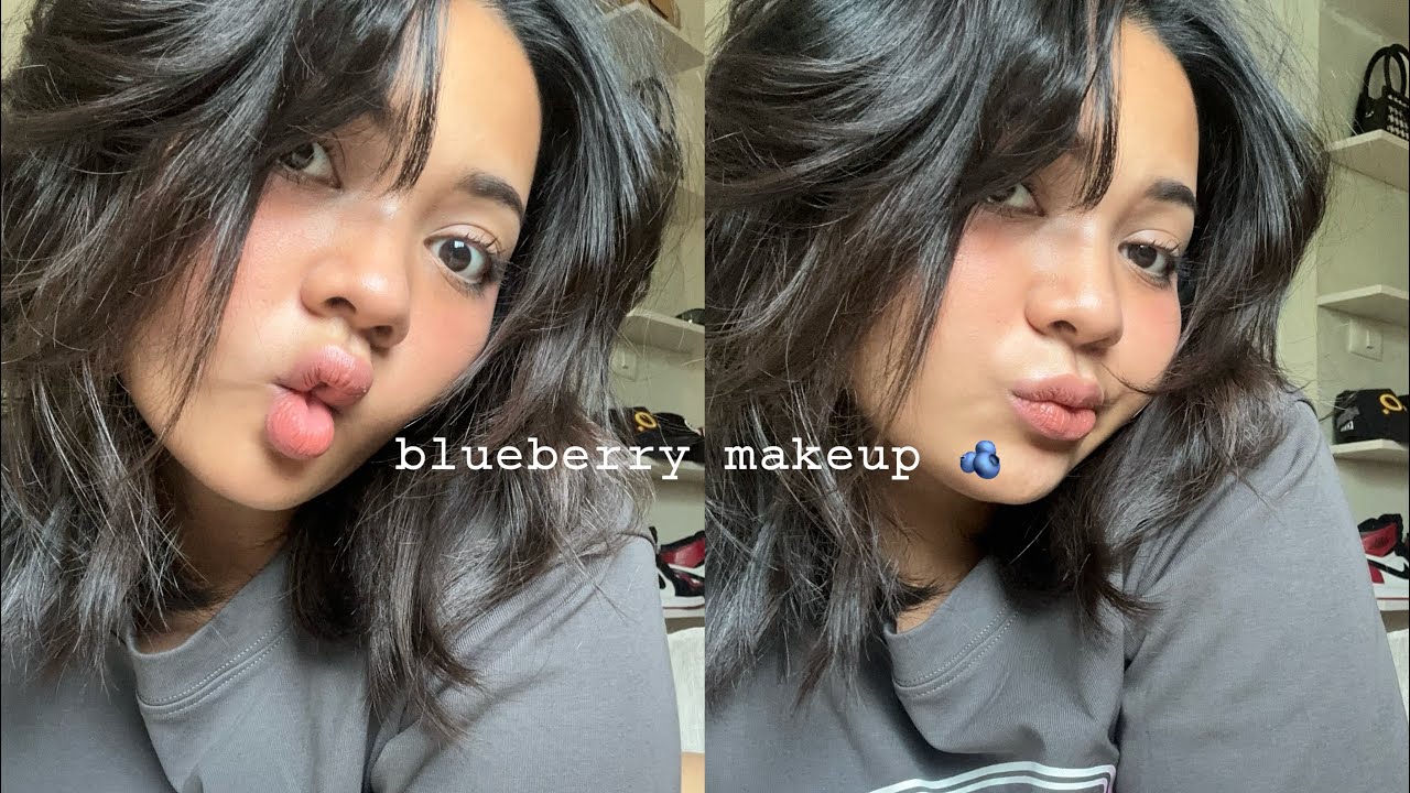 Blueberry makeup 🫐 แต่งง่ายมาก! / Ep.21 #บลูเบอร์รี่เม็คอัพ - YouTube