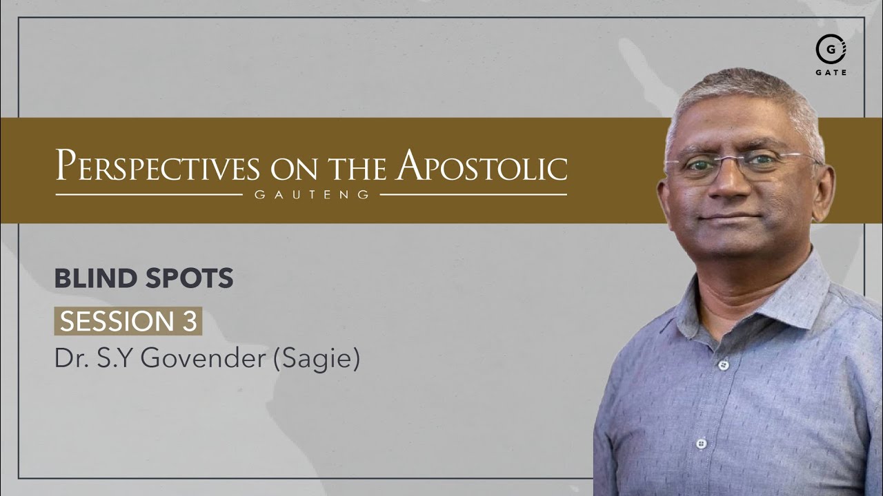 Dr Sagie Govender - Perspectives on the Apostolic Gauteng - 28 November ...