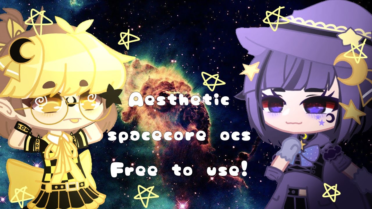 💫 Aesthetic Spacecore Themed Gacha Club Ocs 💫 Free To Use! 💫 Online ...