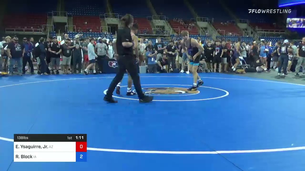 138 Lbs Quarterfinal - Emilio Ysaguirre, Jr., Arizona Vs Ryder Block ...