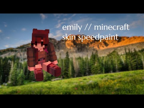 emily ; minecraft skin speedpaint - YouTube