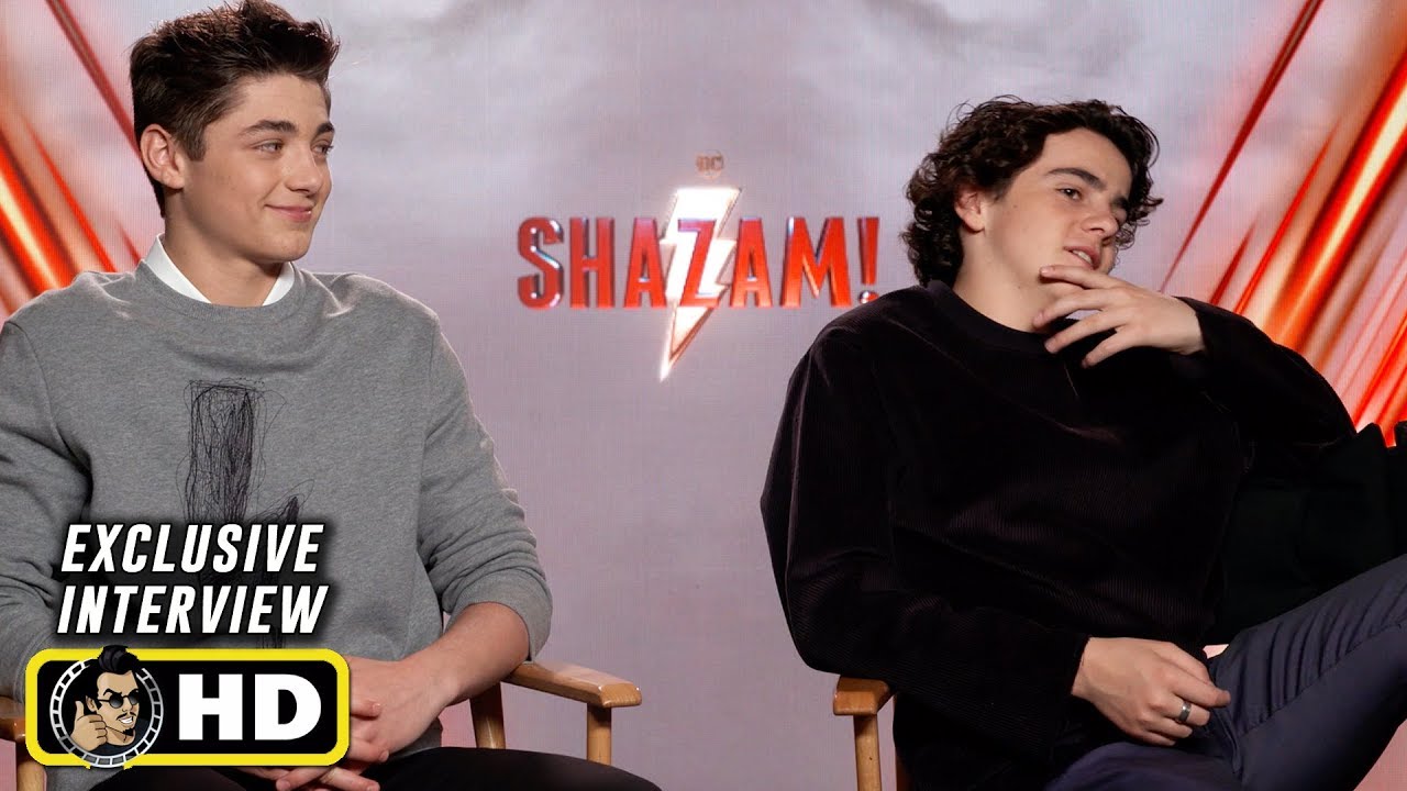 Jack Dylan Grazer and Asher Angel Interview for Shazam! - YouTube