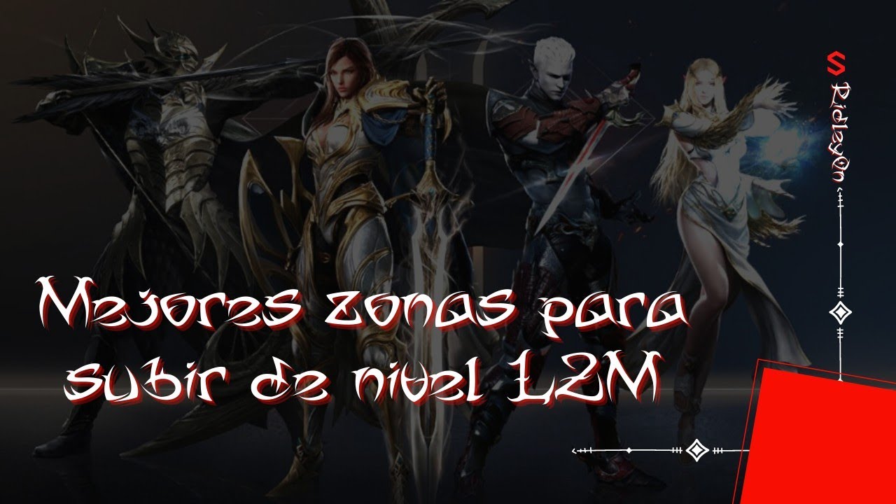 Lineage 2m - Guía mejores zonas de leveleo - YouTube