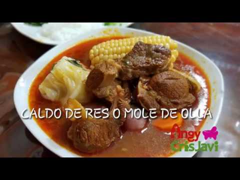 Caldo De res guisado con verduras | Mole de olla - YouTube