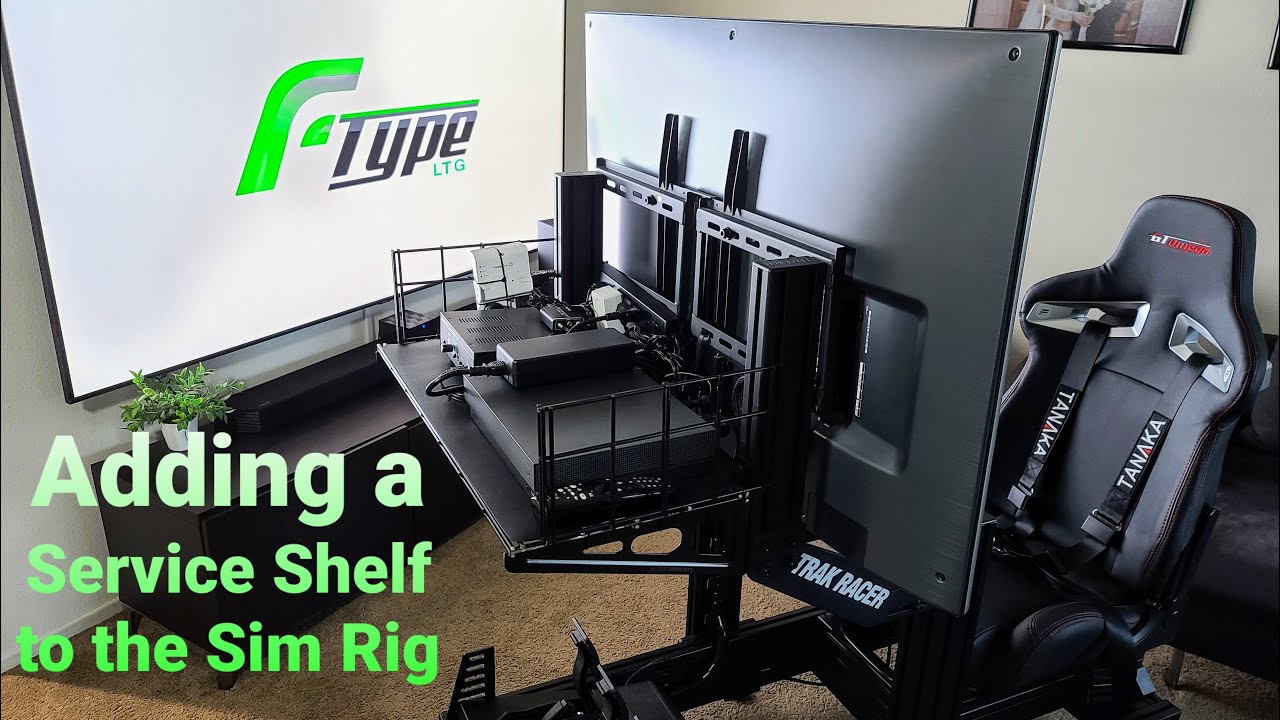 Adding a Service Shelf to the Sim Rig - YouTube