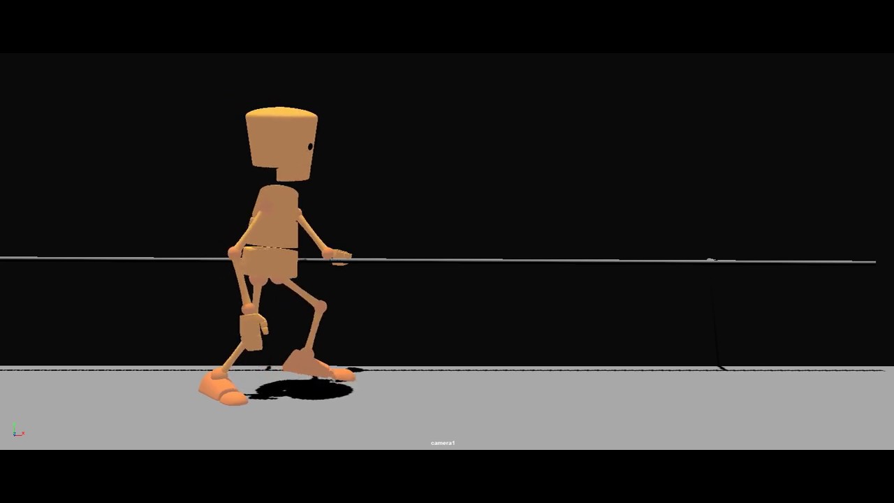 Limp Walk Animation - YouTube