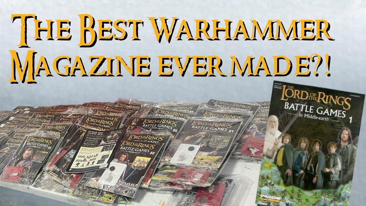 Is this the Best Middle-Earth SBG/ Warhammer Magazine Ever Made?! - YouTube