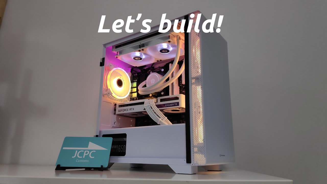 Let's Build A Gorgeous £1100 Pure White Gaming PC | Full build guide ...