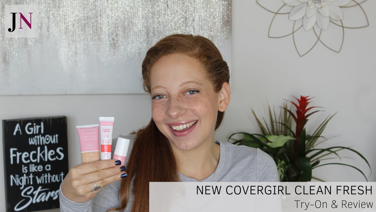 NEW Covergirl Clean Fresh Collection - Try-On & Review - YouTube