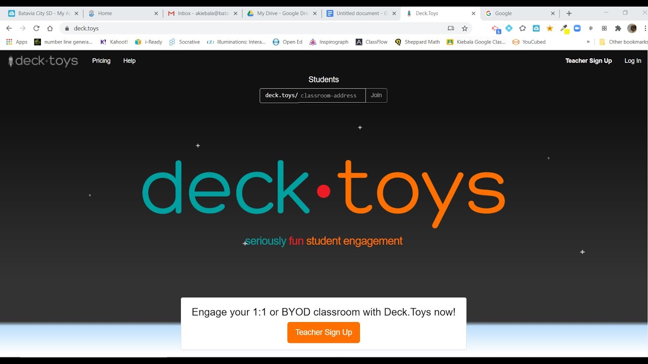 Deck Toys for Students and Parents - YouTube