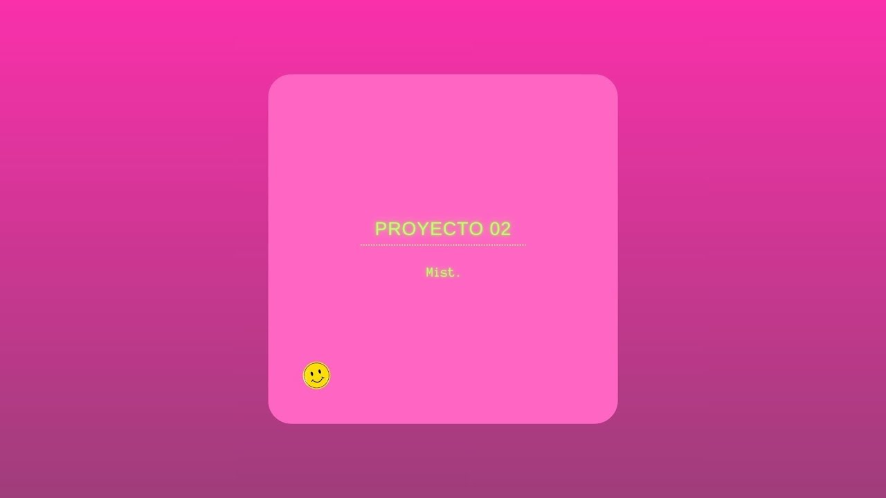 Proyecto 05 - Mist (Official Audio) - YouTube