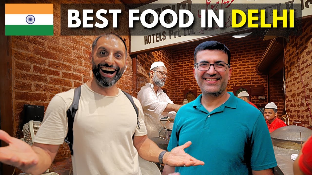 Foreigners experience ultimate food tour in Delhi 🇮🇳 - YouTube