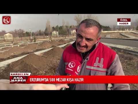 Kardelen TV | ERZURUM’DA 500 MEZAR KIŞA HAZIR