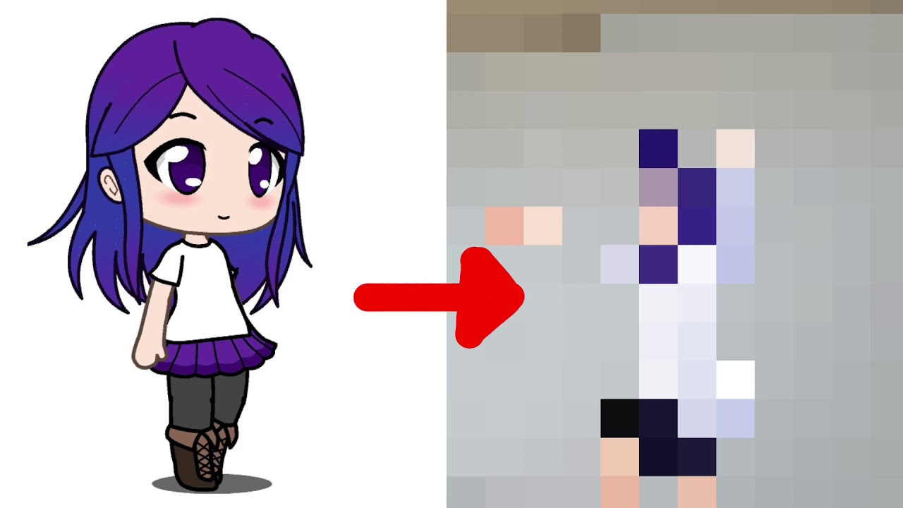 Turning my Gacha Life OC into 3D - YouTube