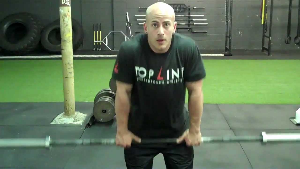 Barbell Shrug Tech @ Top Line Gym - YouTube