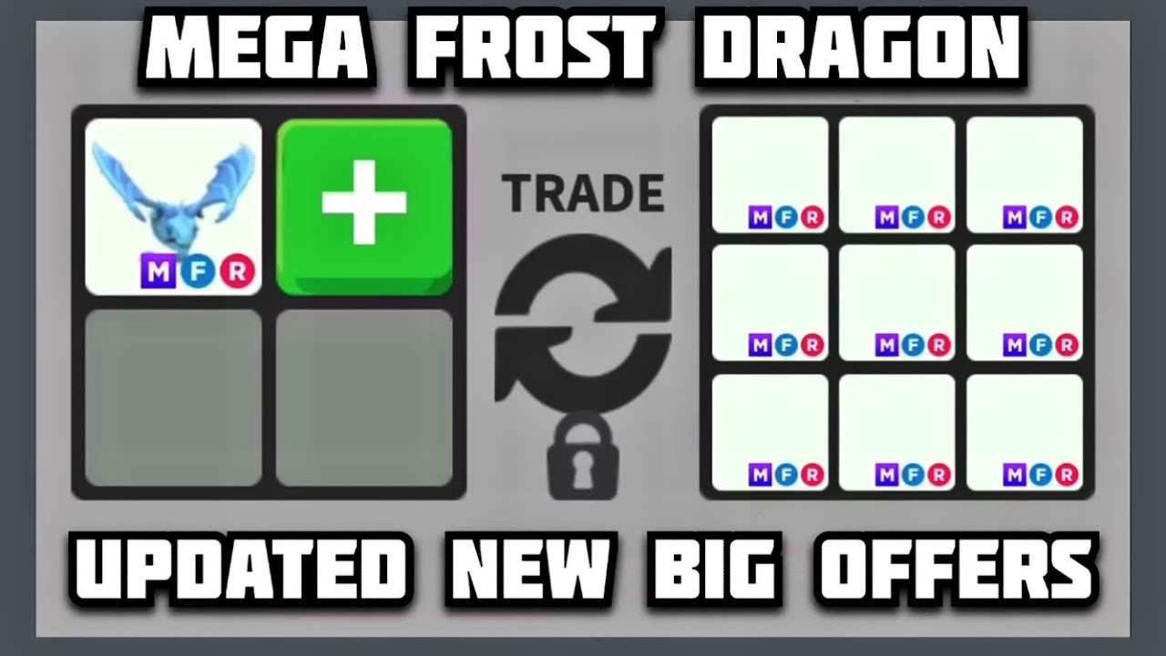 BEST 20 LATEST OFFERS FOR MEGA FROST DRAGON in Rich Servers Adopt me ...