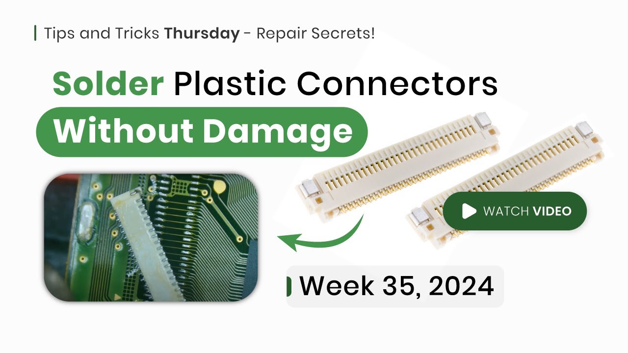 Tips to Safely Solder Plastic Connectors Without Melting - YouTube