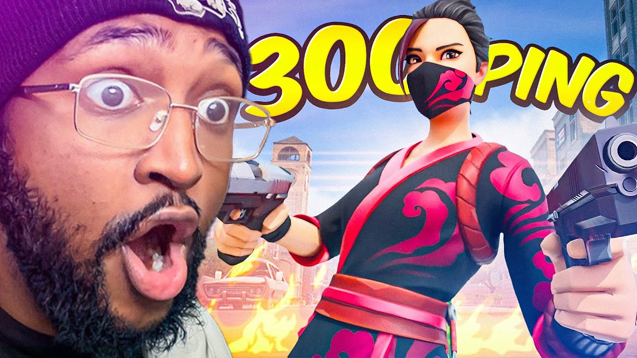 I Queued With The Craziest 300 Ping Squad EVER | 40+ Eliminations - YouTube