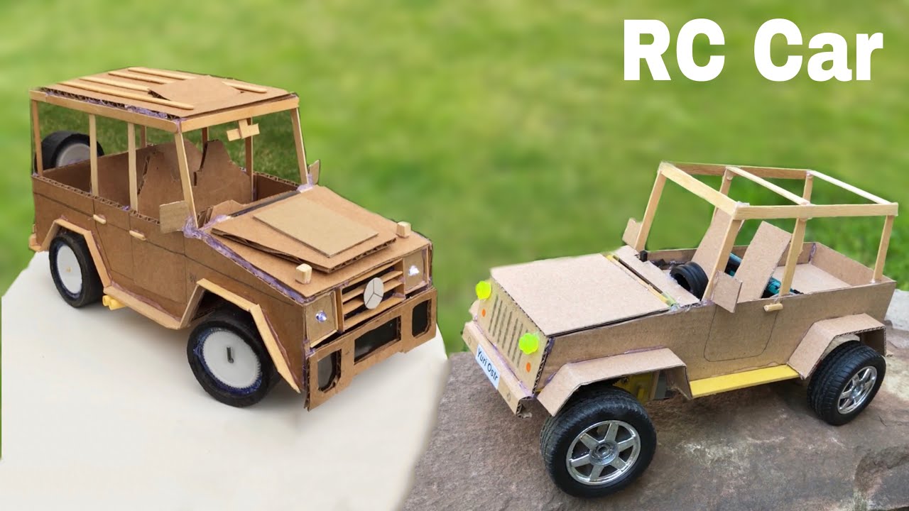 DIY Amazing Cars with Remote Control from Cardboard - Mercedes-Benz G ...