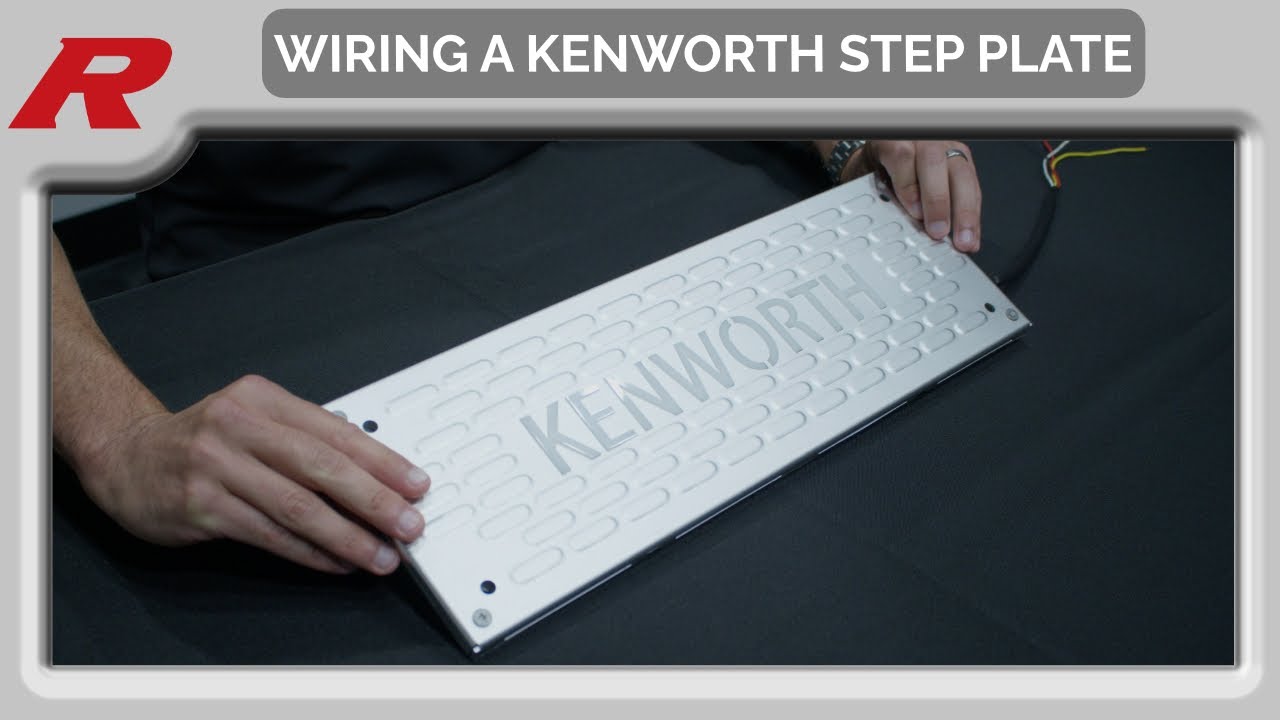 Raney's Instructional: How to Wire a Kenworth LED Step Plate - YouTube