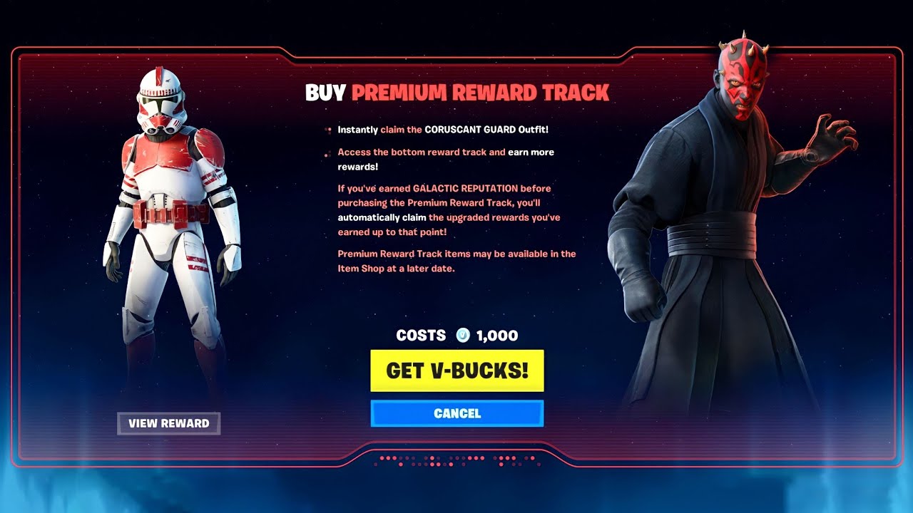 Purchasing The Star Wars Premium Reward Track! - YouTube