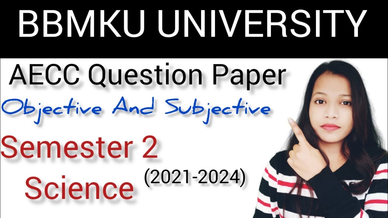 AECC Question Paper semester 2 Bbmku University (2021-2024) - YouTube