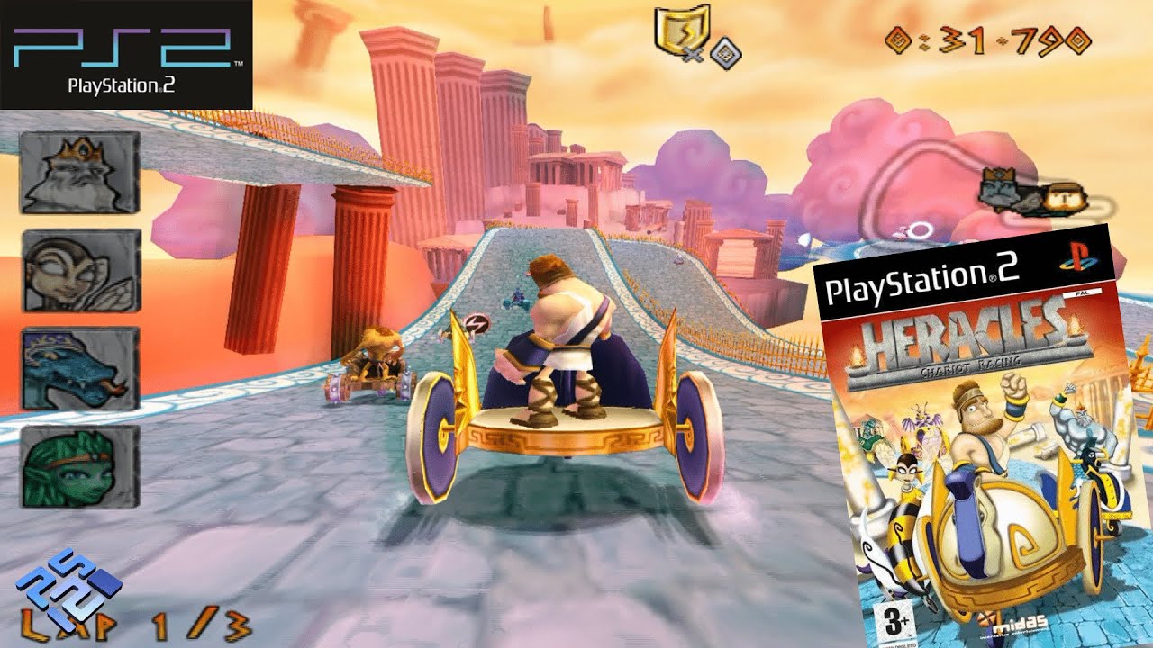 Heracles Chariot Racing (2007) Sony PlayStation 2 Gameplay in HD (PCSX2 ...