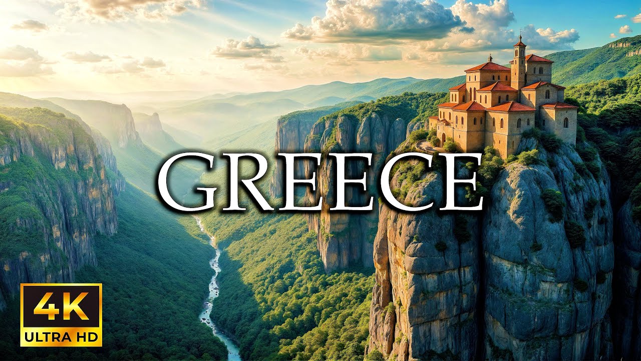 GREECE 4K | A Luminous Journey Through Ancient Ruins, Turquoise Waters ...