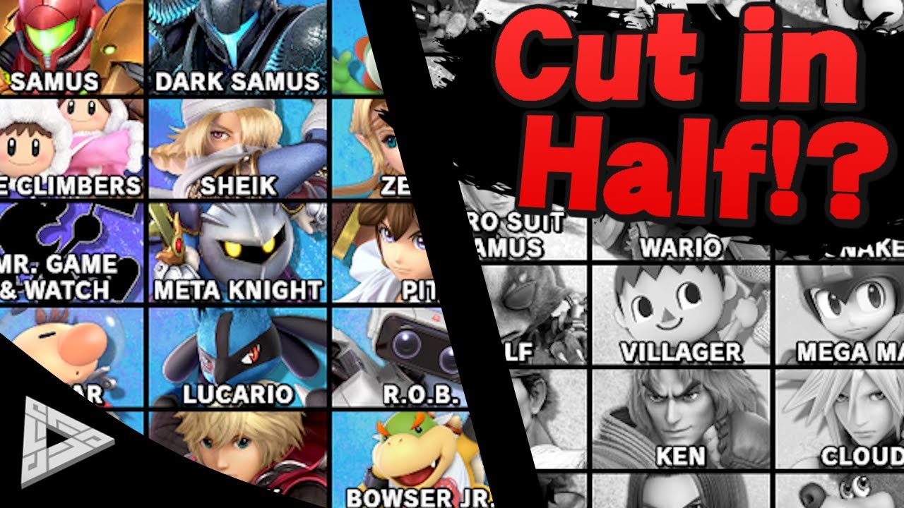Cutting Smash Ultimate's Roster in Half...ish - YouTube