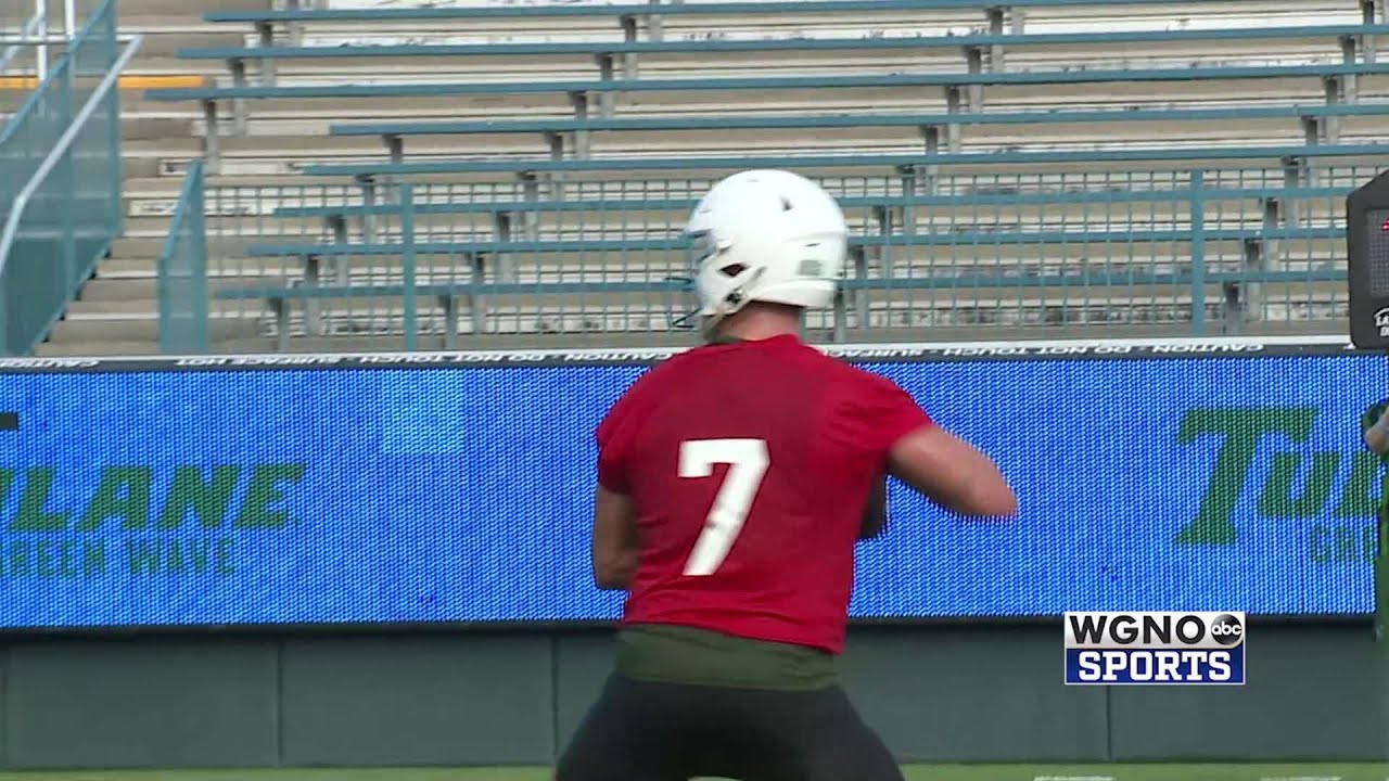 Video: Tulane QB Michael Pratt, a prospect for several NFL scouts - YouTube