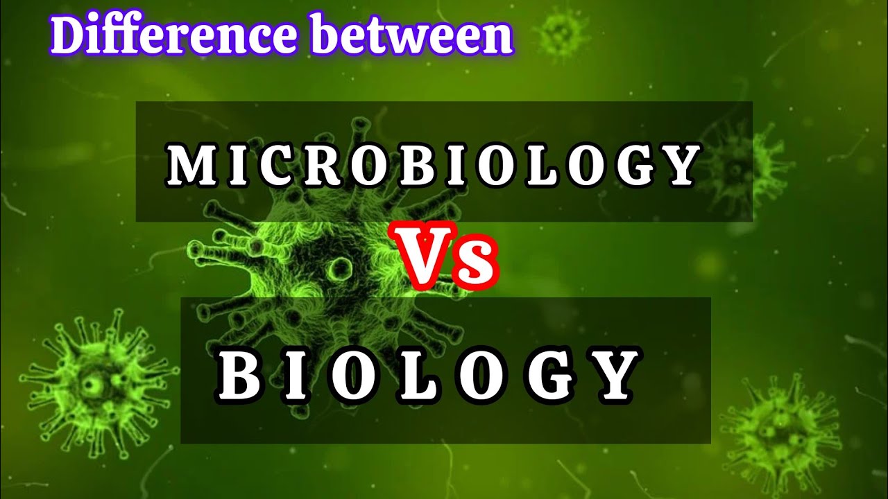 Microbiology vs Biology Explain The Difference between #microbiology # ...