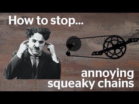 How to stop a squeaky bike chain - YouTube