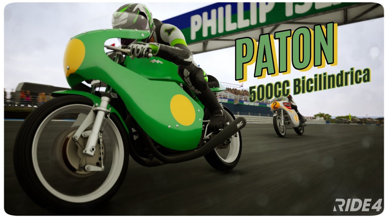 Paton 500cc Bicilindrica 1969 |RIDE 4| |CIRCUIT RACE| *With Text ...