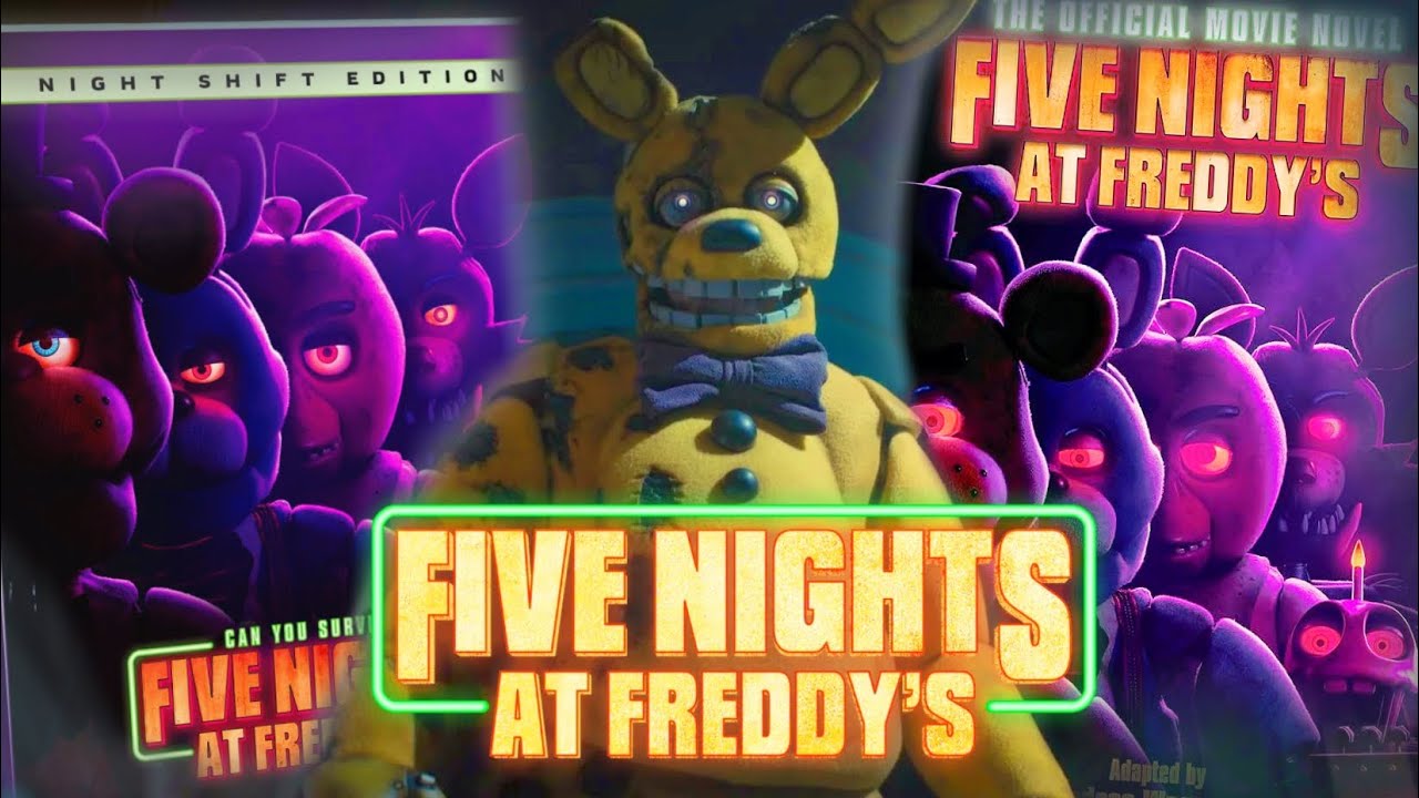 FNaF Movie Novel & DVD Review | Movie Differences & Behind the scenes ...