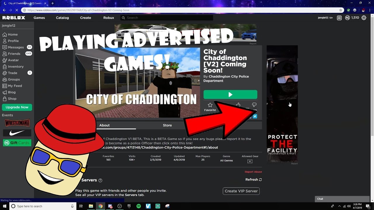 Exploring ROBLOX Game Advertisements - YouTube