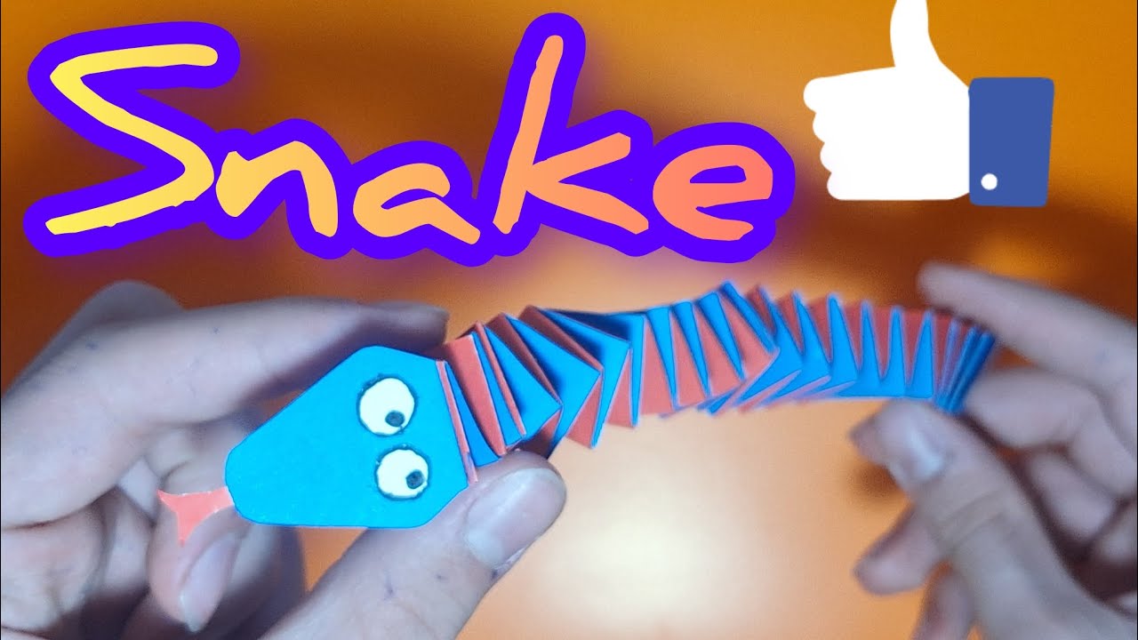 How to Make Paper Snake? You have 5 minutes to Make Paper Snake - YouTube