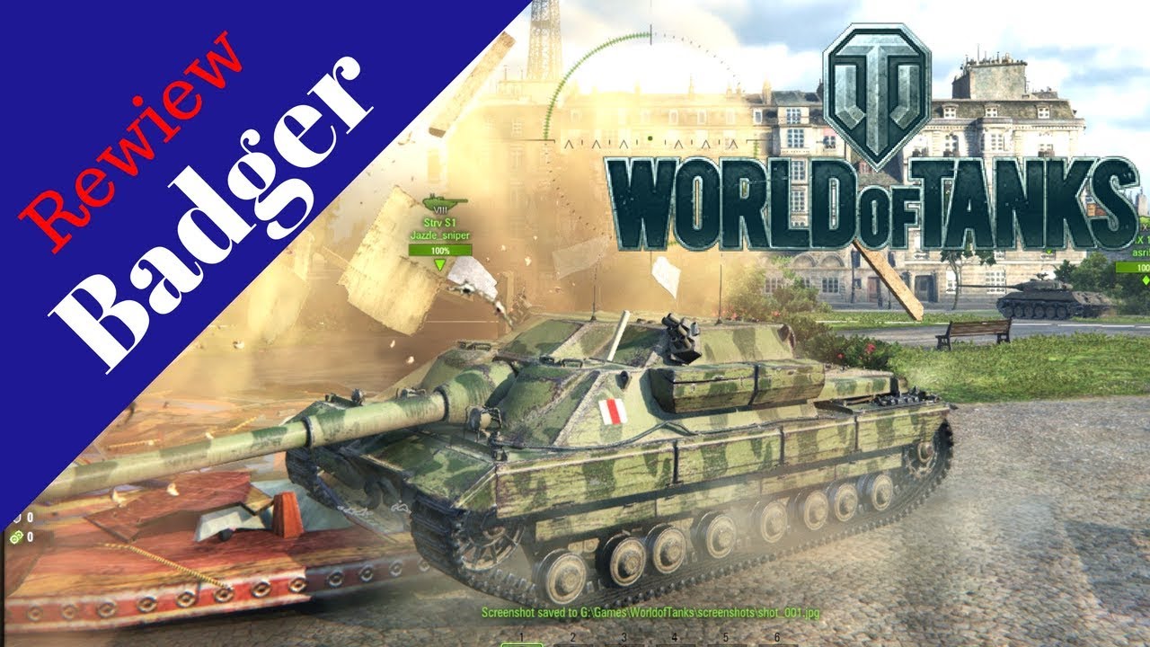Badger review World of Tanks - YouTube