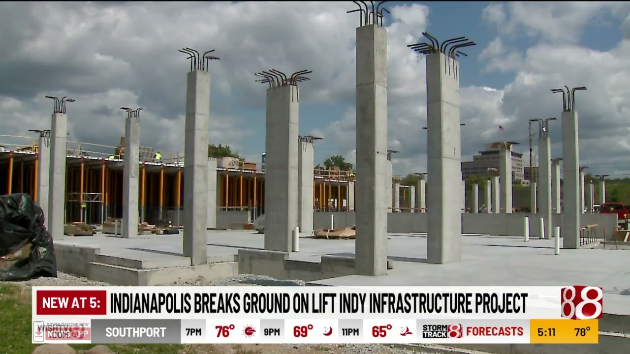 Indianapolis breaks ground on Lift Indy infrastructure project - YouTube