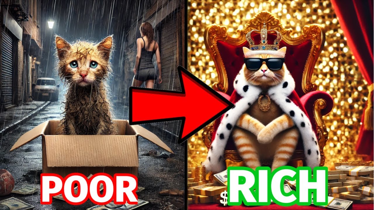 The Journey of a Wealthy Cat. Animated Video - YouTube