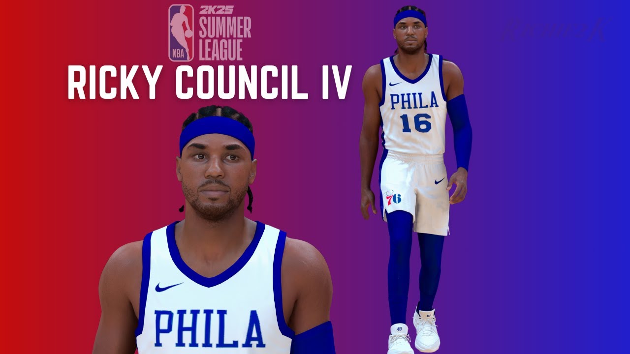 Ricky Council IV Face Creation NBA 2K24 - YouTube