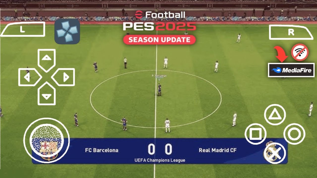 eFootball PES 2025 PPSSPP ORIGINAL ISO | PES 2025 PSP Full Kits 25 ...