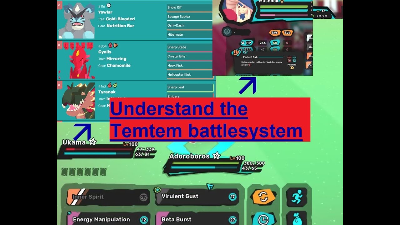 How to master TemTem pvp basics! Temtem 1.0 - YouTube