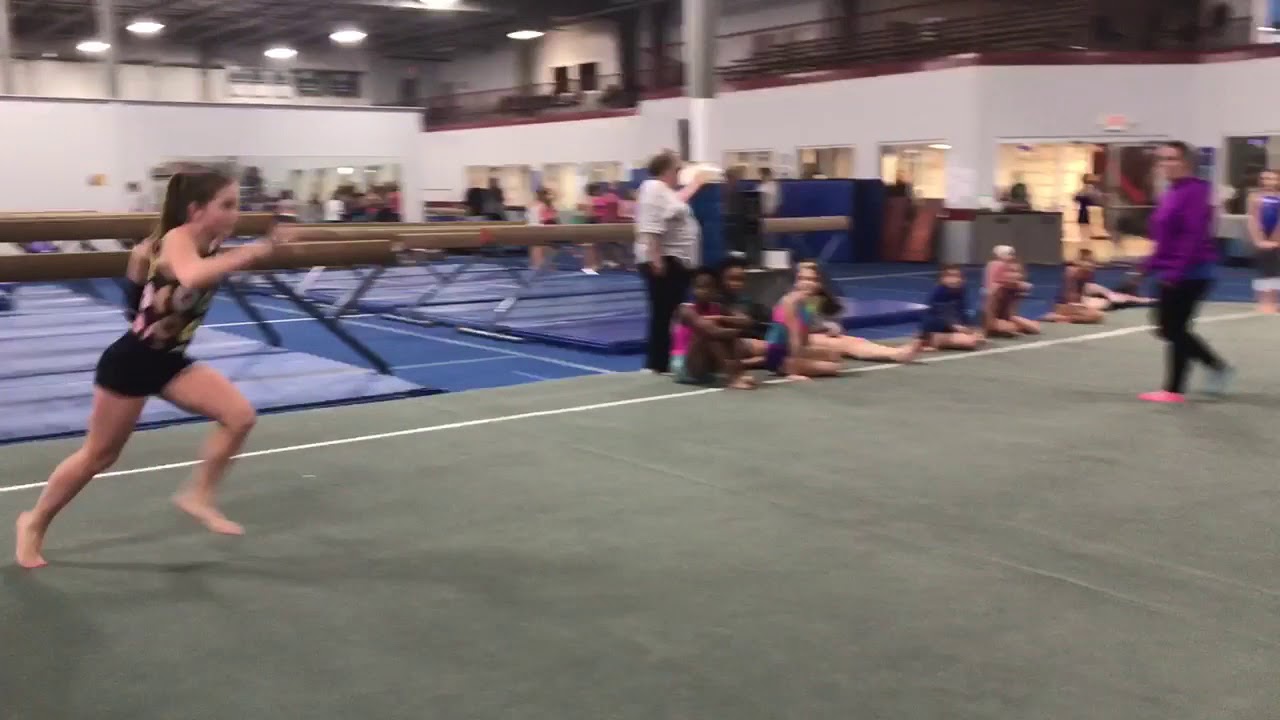 Front tuck step out aerial!! - YouTube