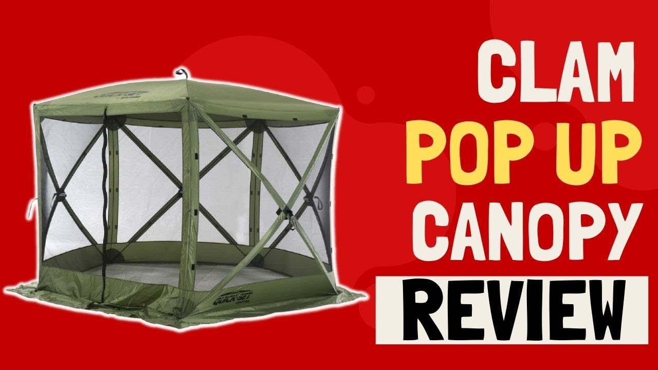 CLAM Pop Up Canopy Review - YouTube
