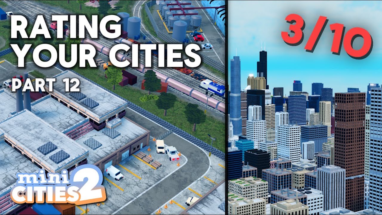 Rating YOUR Crazy Cities #12 | Mini Cities 2 Roblox - YouTube
