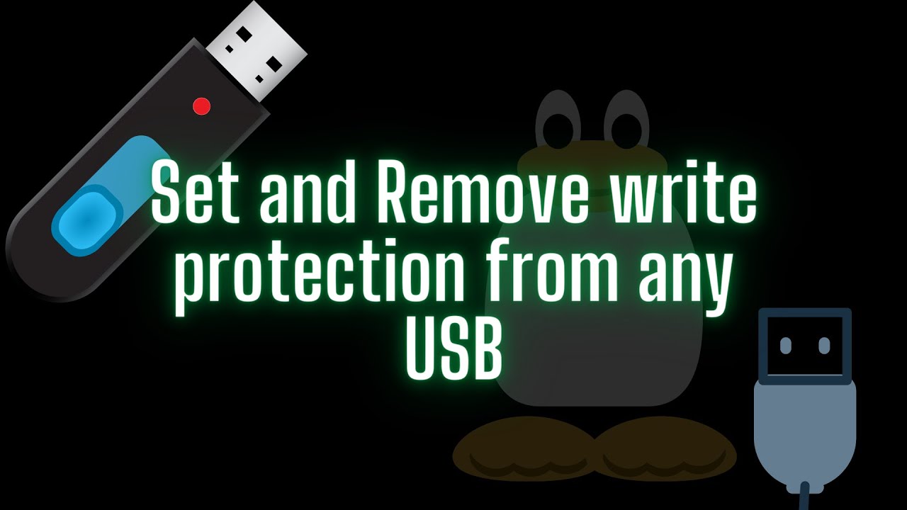Set and Remove Write Protection from USB using DiskPart #cmd - YouTube