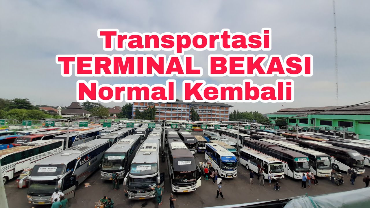 Transportasi Terminal bekasi timur Normal kembali - YouTube