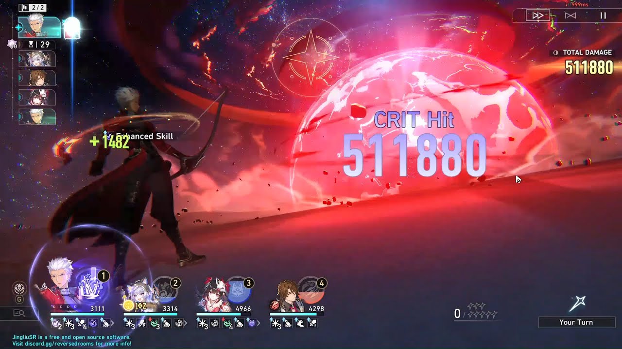 Archer 0-cycle 4M True Sting 5 cost ft. Cipher Sparkle Gallagher | HSR ...